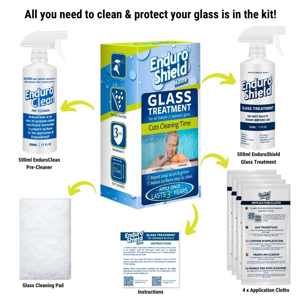 EnduroShield Glass Treatment - Large 500ml Kit – EnduroShield Australia